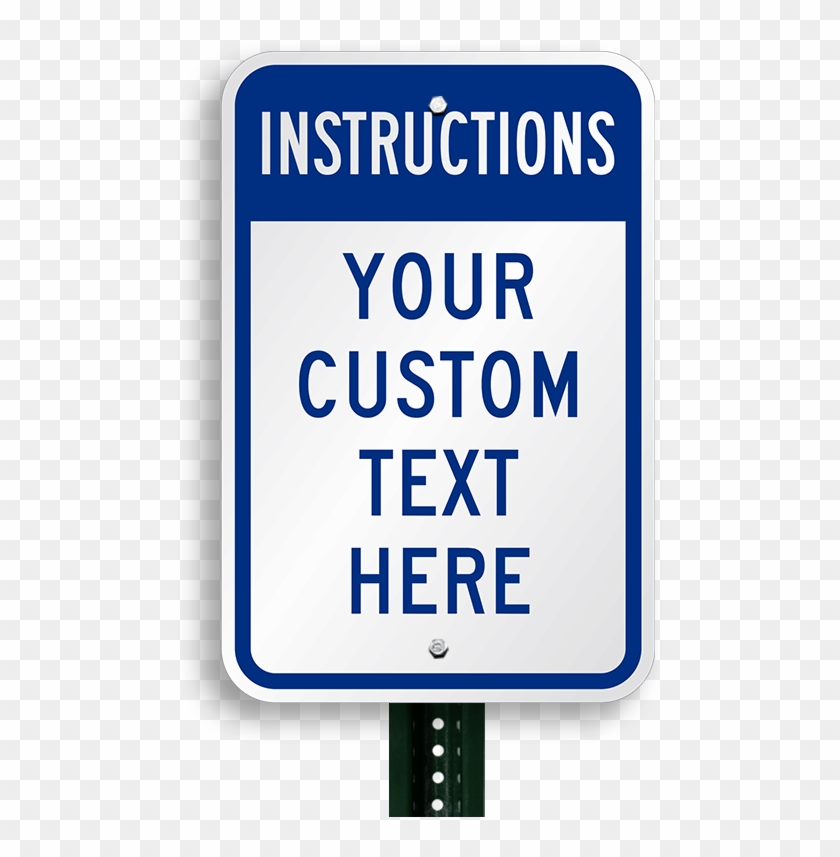 Your Wording Here Custom Sign - Your Custom Text Here [with Graphic ...